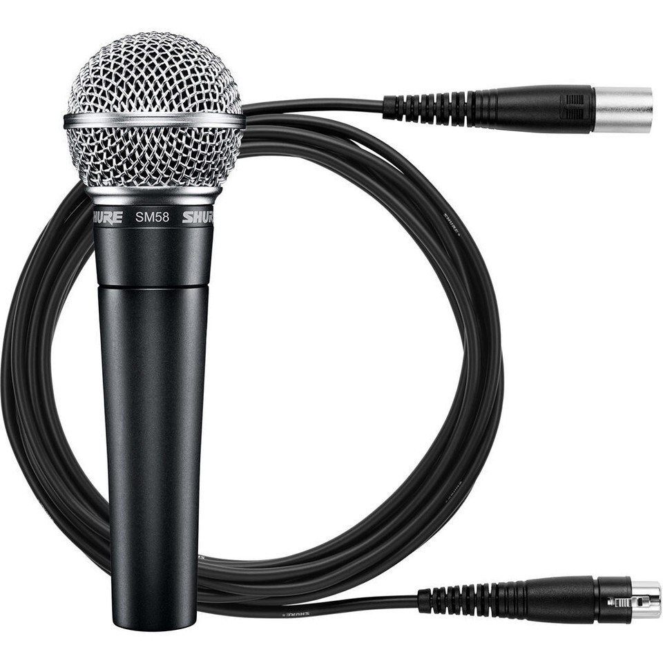 Shure SM58-CN Handheld Vocal Microphone With Cable & Pouch Included ...