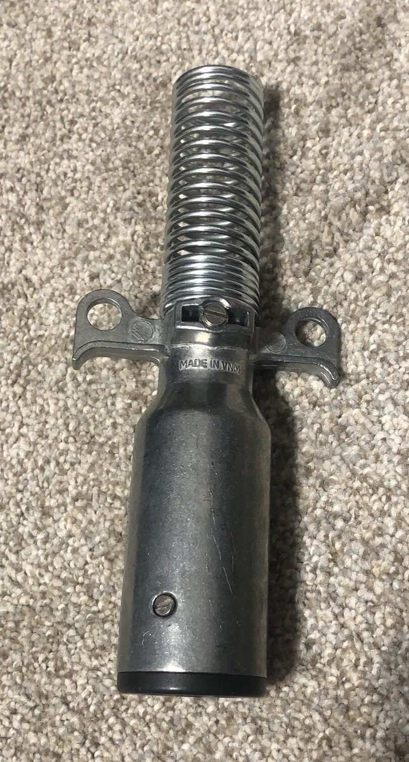 2 PHILLIPS J560 7-Pin Electrical Plug W/Spring Cable Guard Die Cast ...