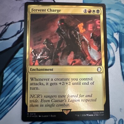 x1 Fervent Charge R Foil MTG PIP 0215 Fallout M/NM, English | eBay