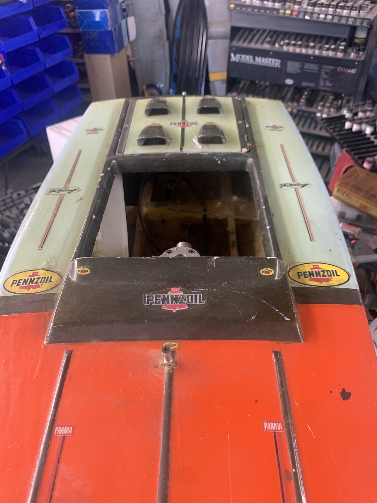 RC Speed Boat Cigarette 39” Fiberglass Hull Dumas Prather W/OPS 60 ...