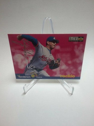 Rod Henderson Expos 1995 Collector's Choice Rookie Class Silver ...