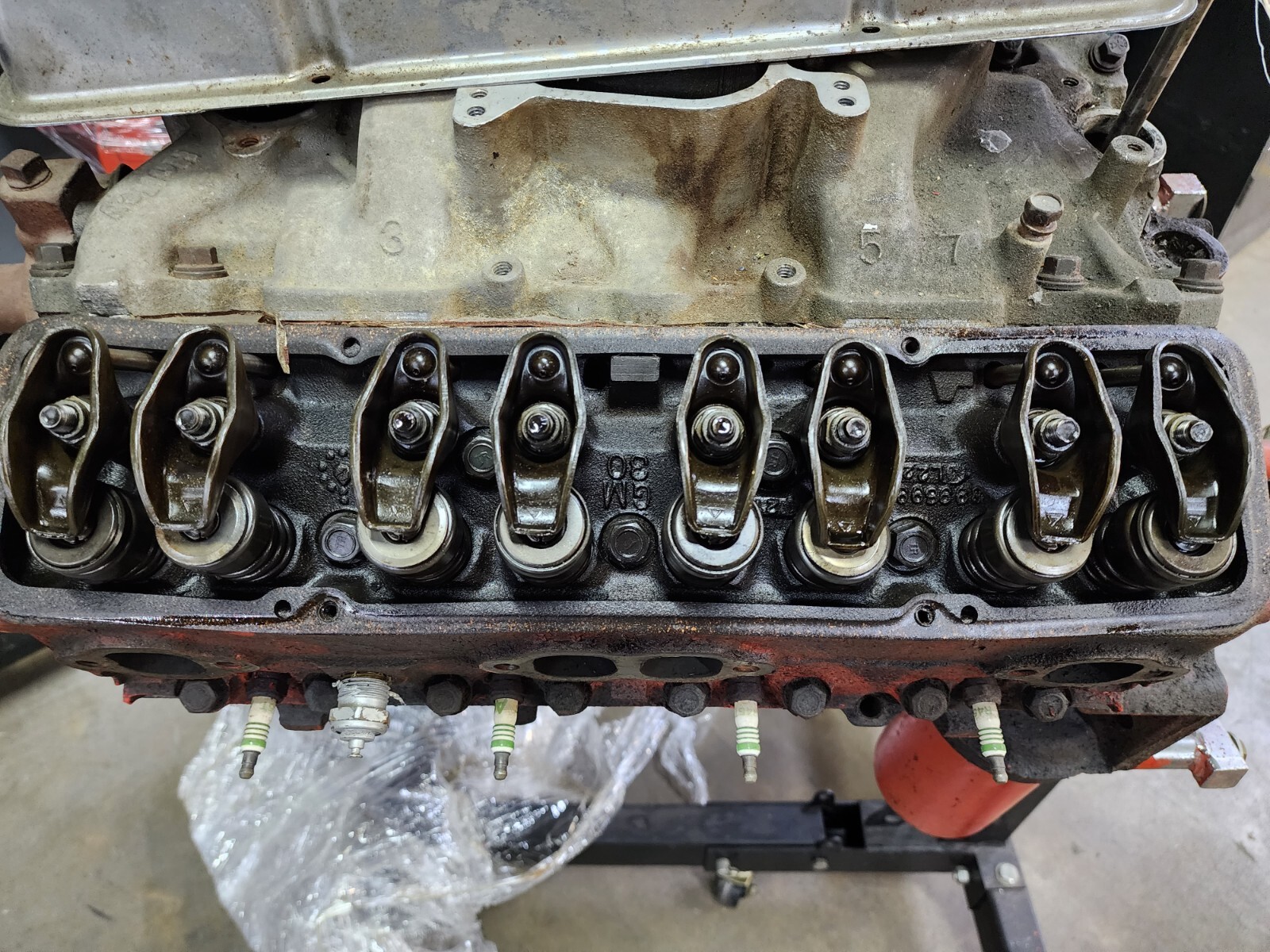 1963 Chevrolet 327/350HP Small Block From 63' Vette. Heads are 72-73 ...