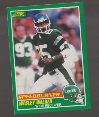 1989 Score Wesley Walker New York Jets #312 Near Mint or Better | eBay