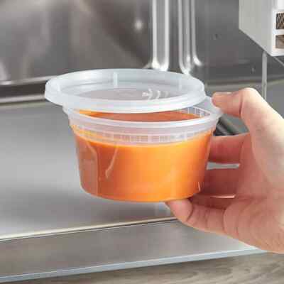 12Oz Deli/Soup containers with lids 240 QTY | eBay