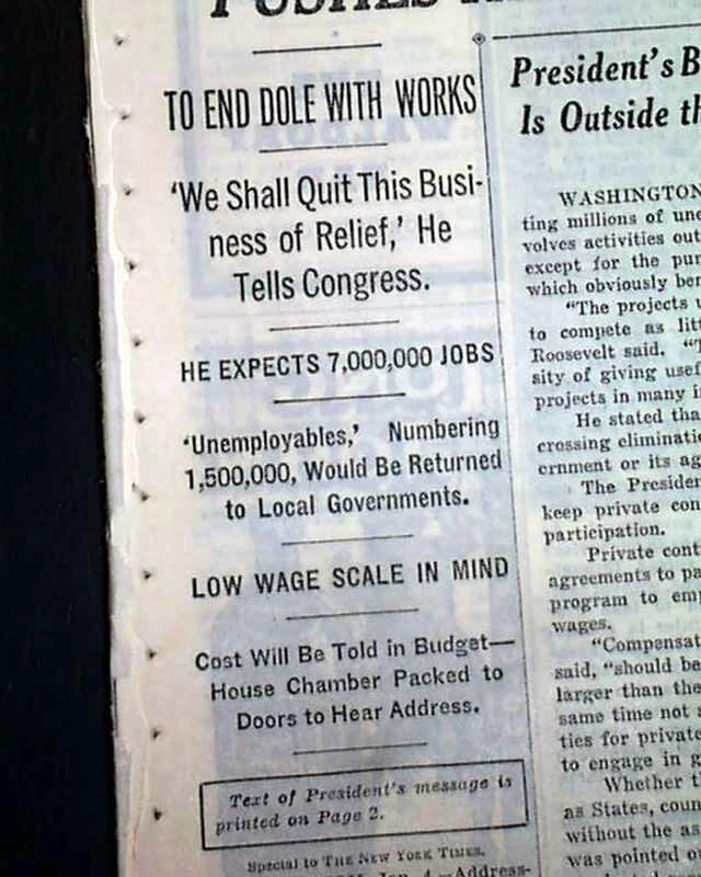 Second New Deal 1935