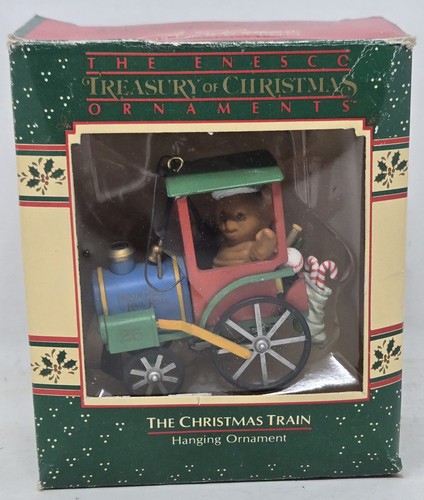 1988 Enesco Christmas Ornament 'THE CHRISTMAS TRAIN' Casey Jones Bear ...