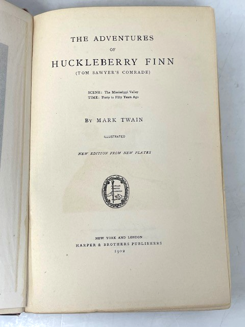Lot of 2 Mark Twain Harper’s Library Edition Life On The Mississippi ...