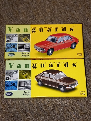RARE 1:43 VANGUARDS AUSTIN ALLEGRO MODELS X2 EARLY RELEASES VA45003 ...