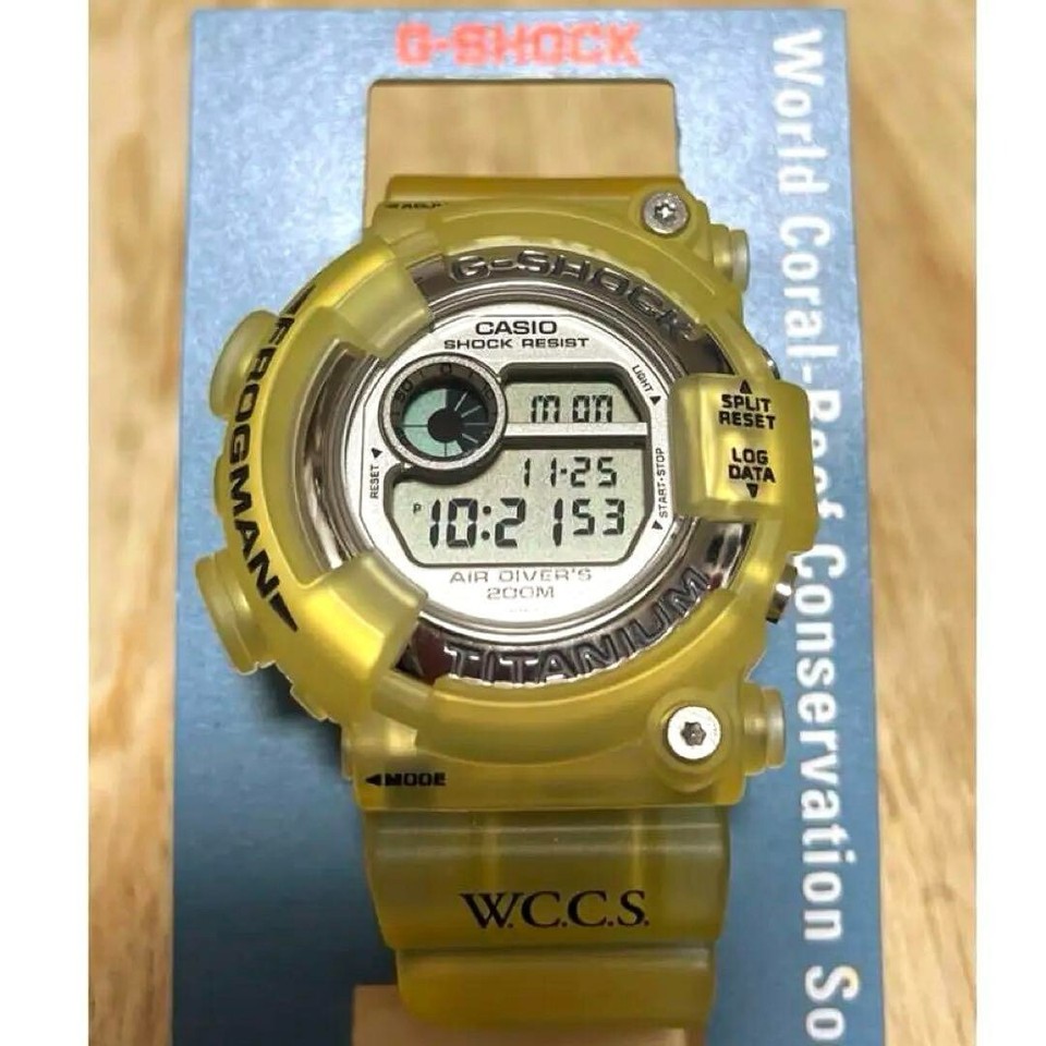 Casio G Shock DW-8201WC-7T FROGMAN WCCS Vintage 1294 Mod (1998) Near Mint Japan | eBay