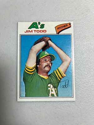 1977 Topps Jim Todd # 31 set break Nrmt | eBay