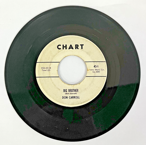 Don Carroll ~Big Brother ~ Orig. 45 rpm Single Chart Records 1962 VG | eBay