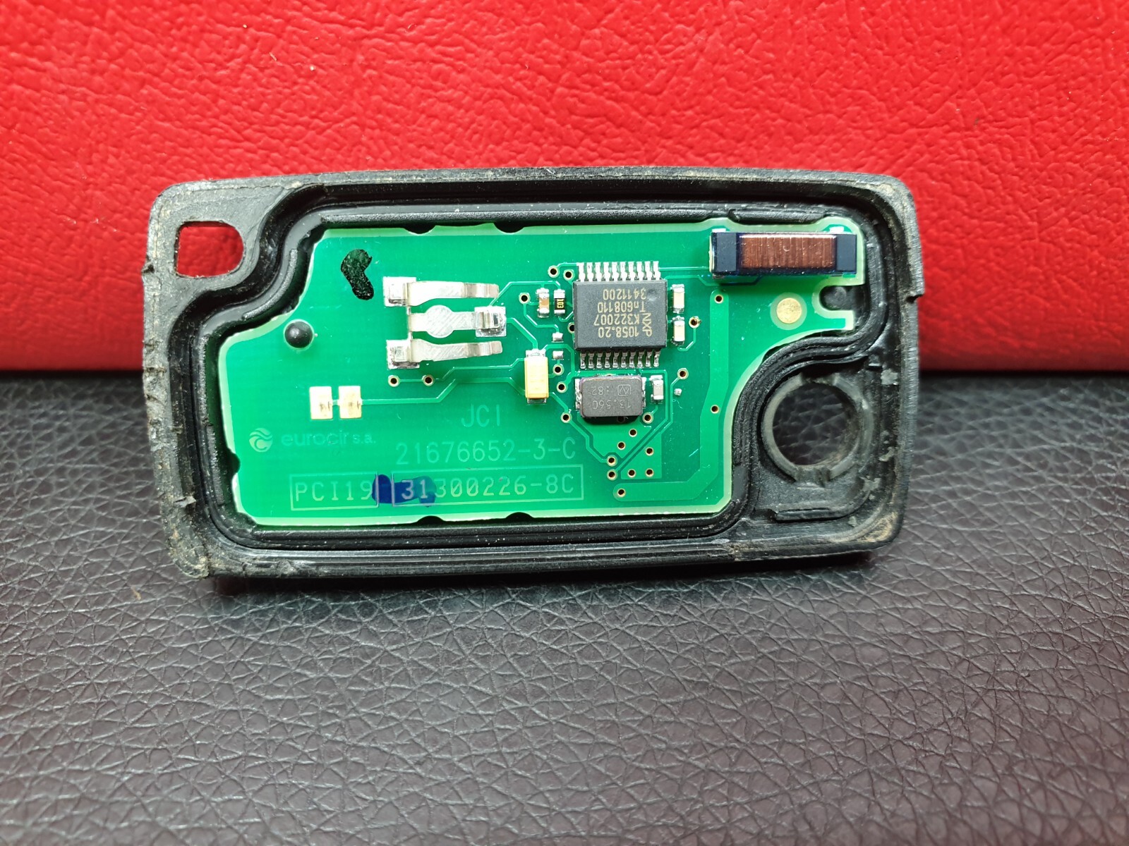Citroen 2 Button Key Remote Fob Flip Key with circuit board inside ...