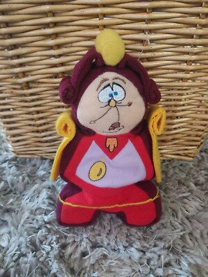 PROTOTYPE Beauty & The Beast COGSWORTH 5" Walt Disney Plush Stuffed ...