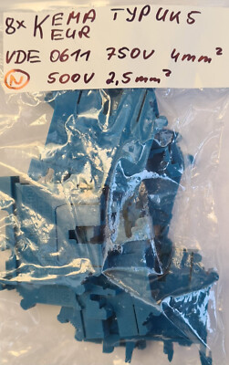 8 Stück Kema Keur Typ UK 5 VDE 0611 750V 4mm N 500V 2,5mm | eBay.de