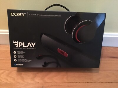 COBY 3 in 1 Bluetooth Combo Pack (Bluetooth Speaker, Headphones, and ...