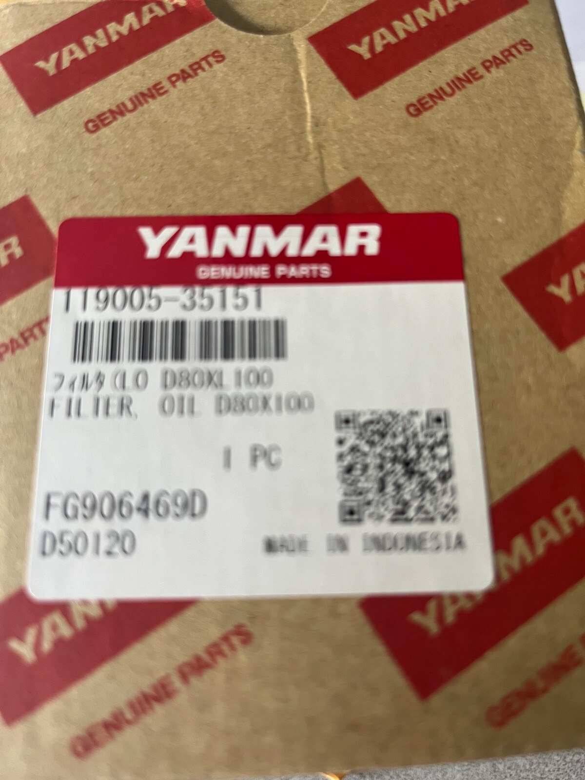 OEM Yanmar 119005-35151 Oil Filter ...