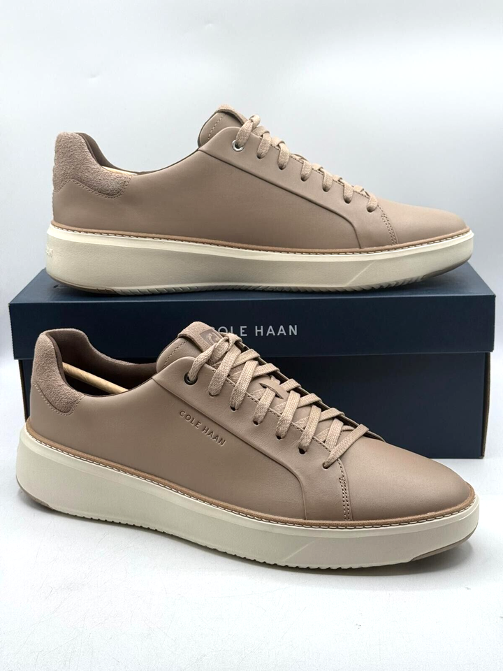 Cole Haan Men Grandpro Topsin Sneaker Dunne Truffle Ivory C38965 US 12 ...