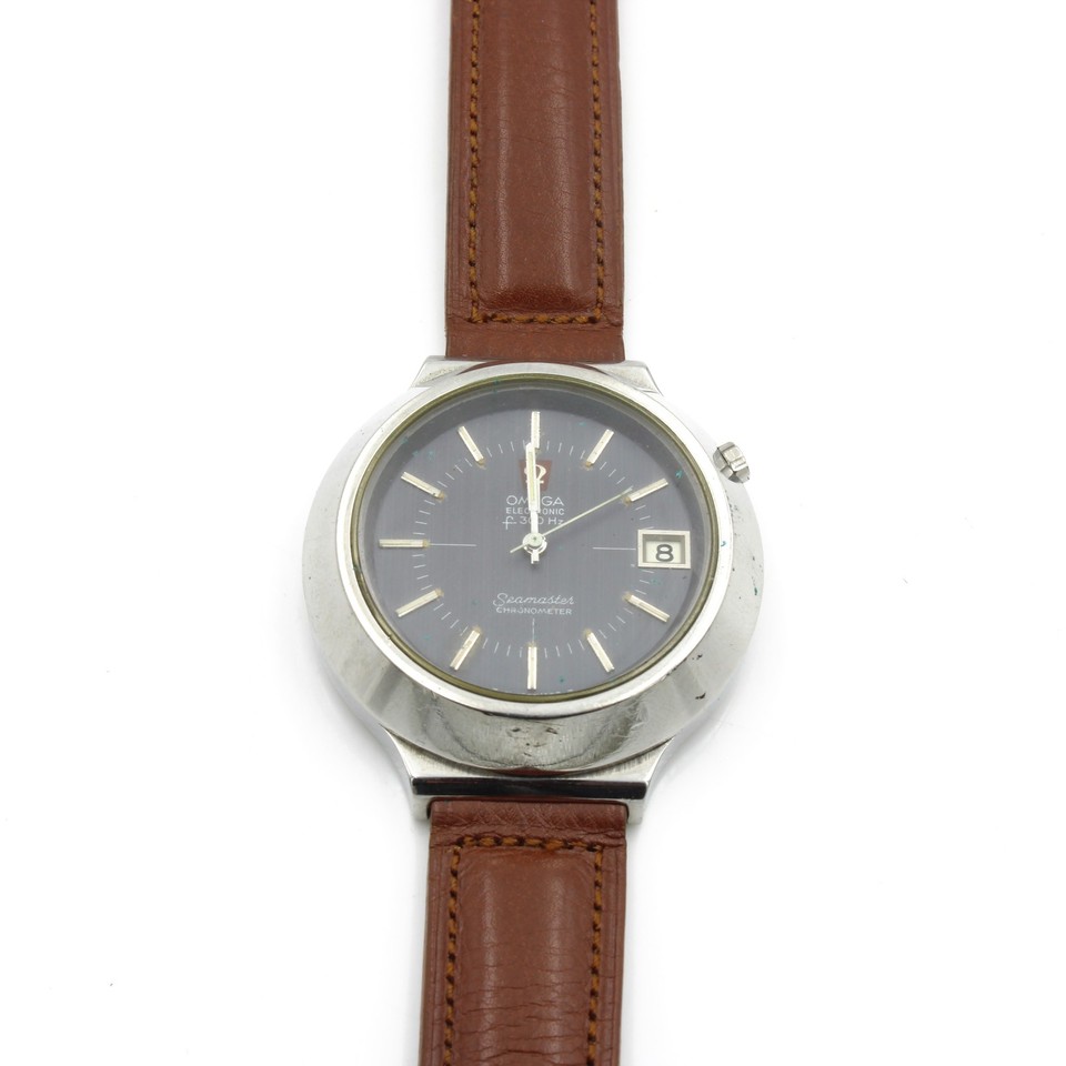 Vintage Omega Seamaster "Cone" F300 Chronometer Date Men's Wristwatch # ...