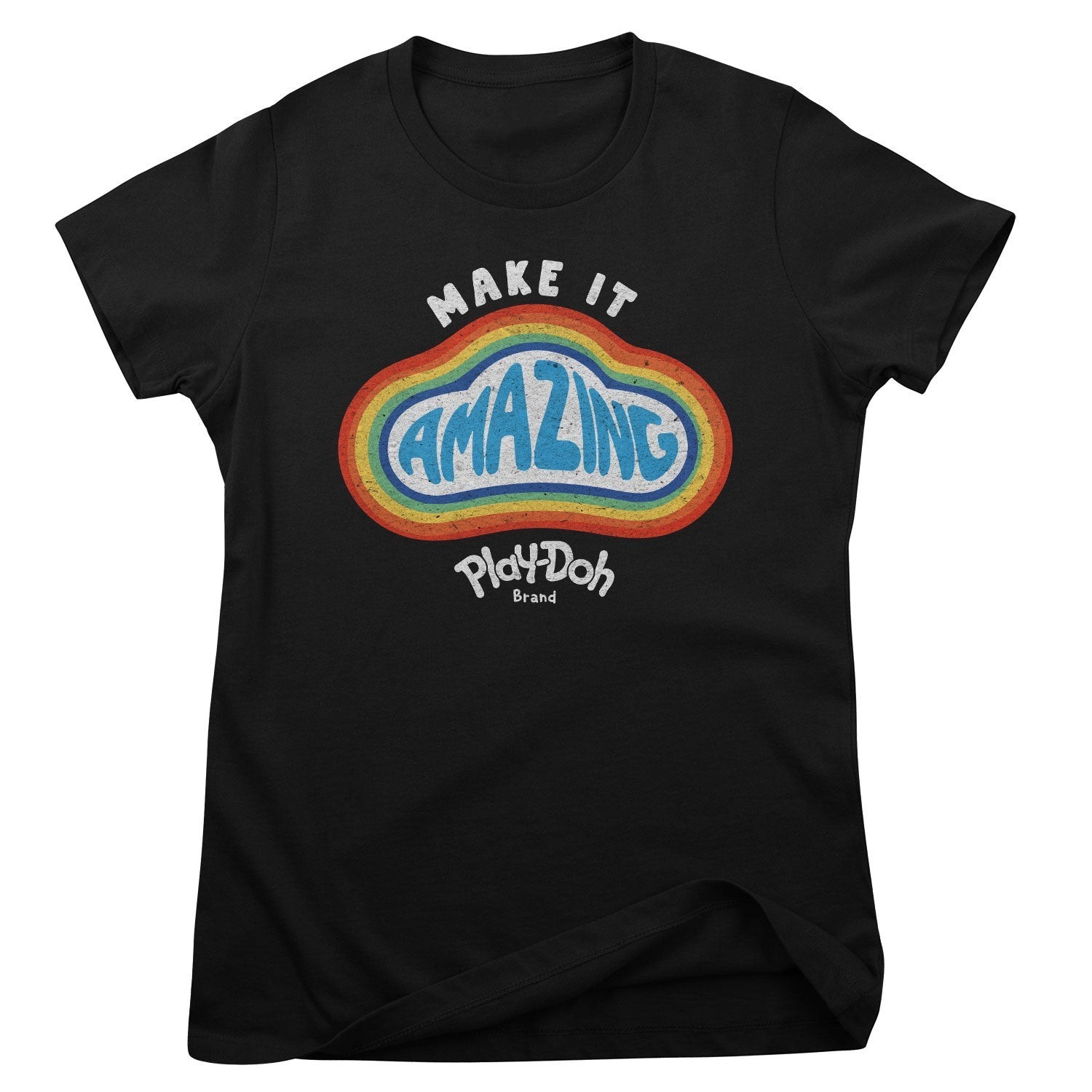 Officially Licensed Play-Doh - Make It Amazing Retro Women T-Shirt | eBay