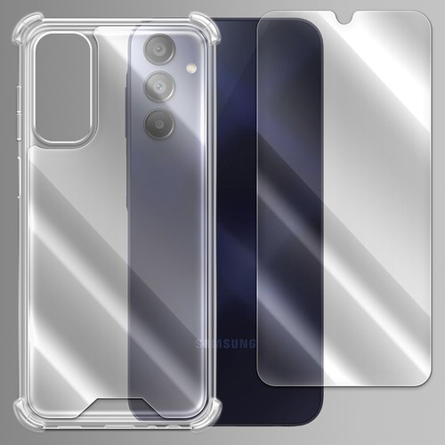 Explosion-proof HD Screen Protector TPU+PC Case f Samsung Galaxy A15 5G ...