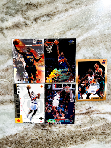 ANTONIO MCDYESS 5 CARD 1990'S NBA BASKETBALL! DENVER NUGGETS | eBay