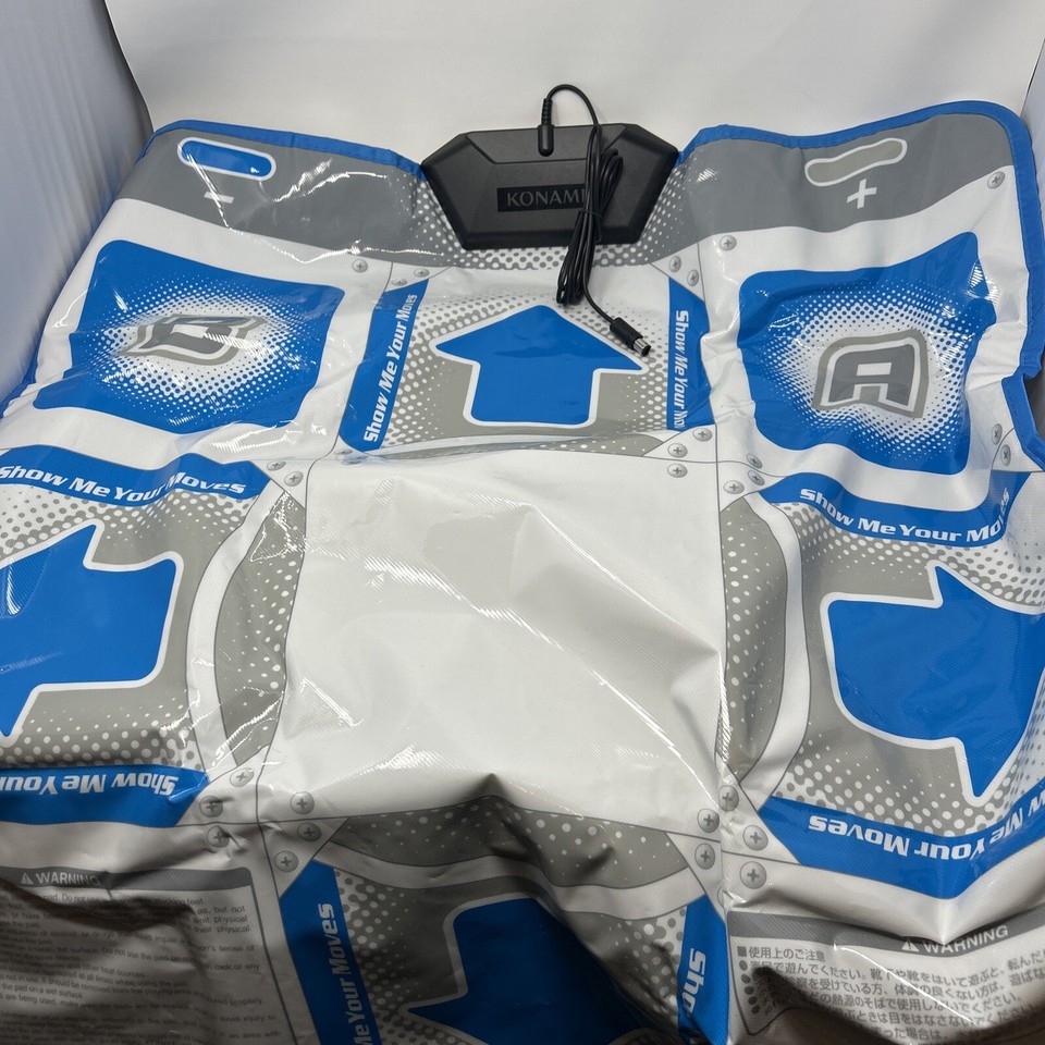 Wii Dance Dance Revolution DDR Mat Konami Wired Dance Pad Nintendo Wii ...