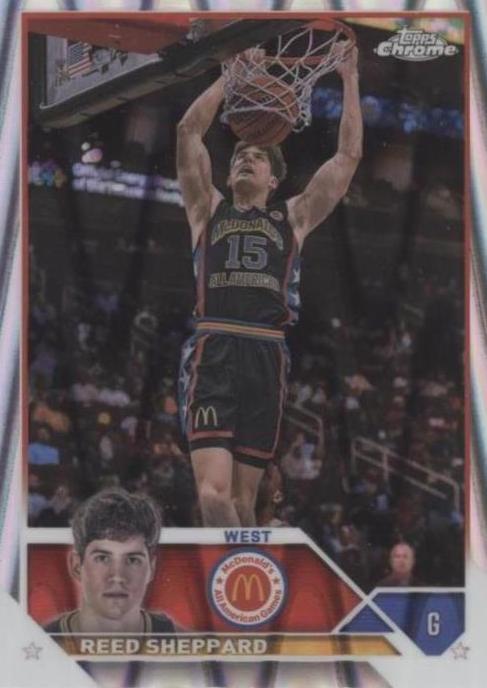 2023 Topps Chrome McDonald's All American - Reed Sheppard #22 RayWave ...