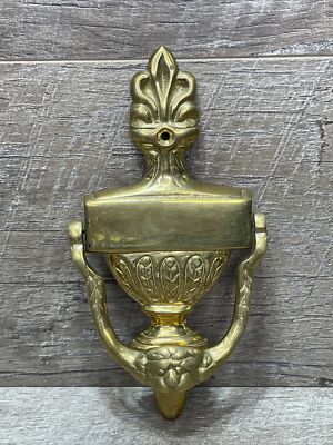 Door Bells & Knockers - Antique Brass Door Knocker - 2