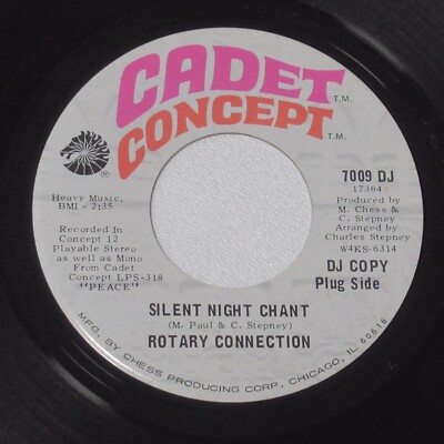 Rotary Connection Peace at Last Promo 7" 45 Record Cadet Concept 7009 ...