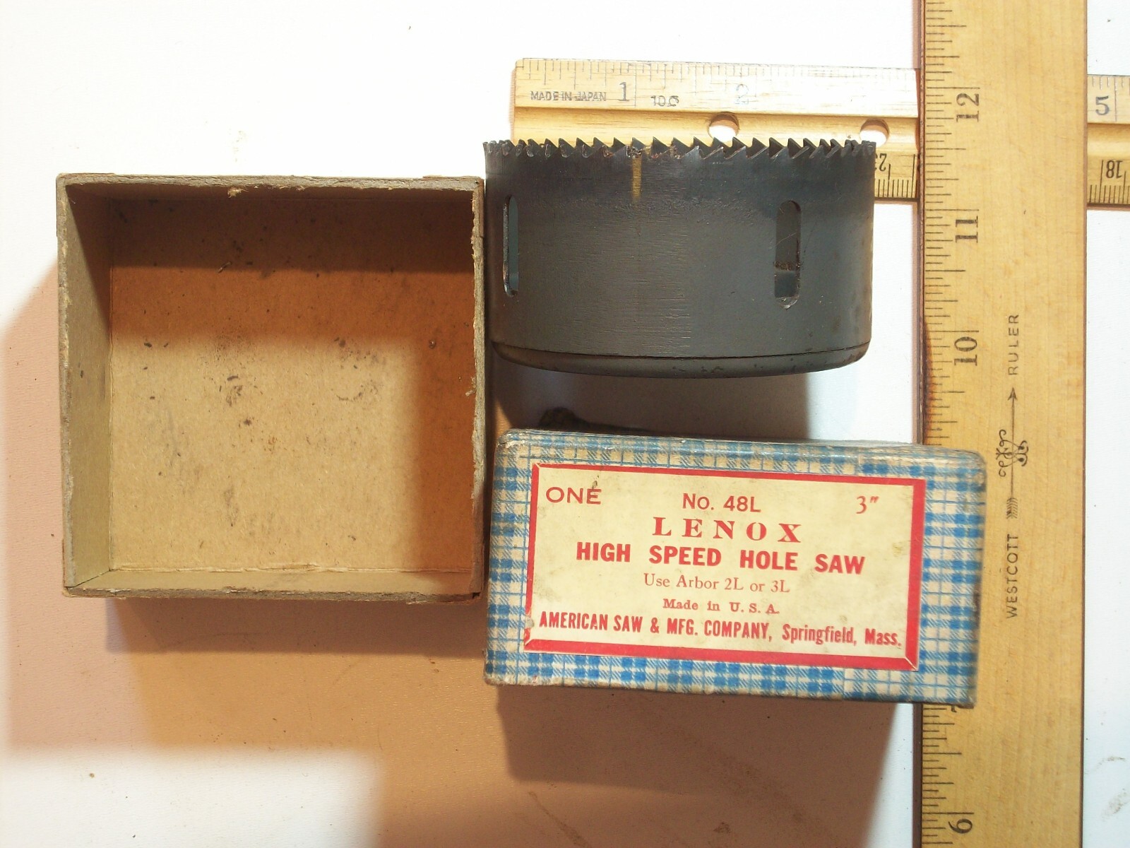 Tool HOLE SAW HIGH SPEED LENOX NO 48L 3” Use Arbor 2L or 3L Made in U.S ...