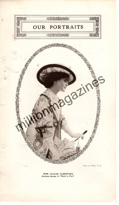 1908 Lillian Albertson and Lotta Faust Rare Original print - from Burr ...