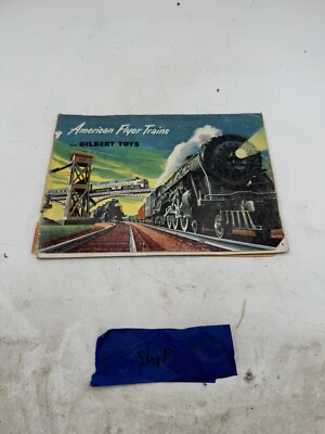 Original 1952 Gilbert Toys American Flyer Model Trains Erector Catalog ...