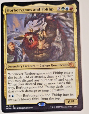 Borborygmos and Fblthp - 219 - MOM - NM - MTG Magic the Gathering | eBay