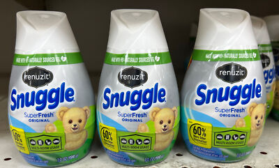 ( LOT 3 ) Renuzit Snuggle Original Gel Air Freshener Super Fresh 7 oz ...
