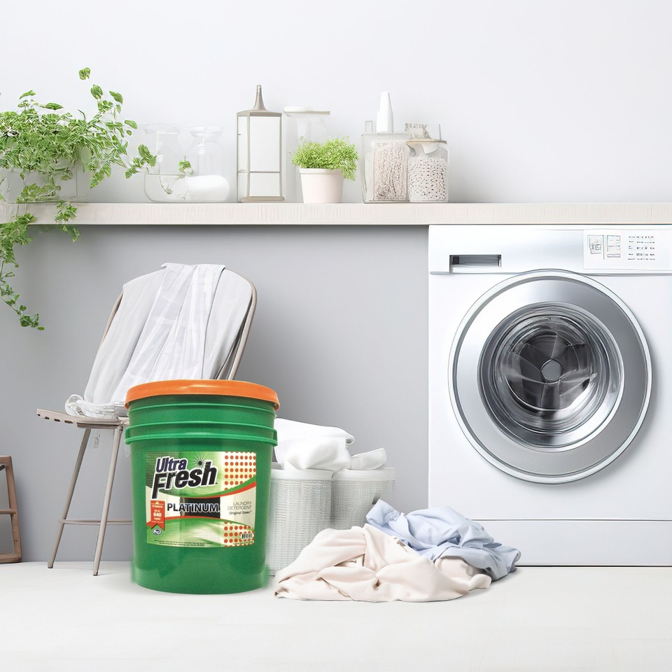Ultra Fresh 6X Platinum 5 Gal Laundry Detergent, Up to 640 Loads ...