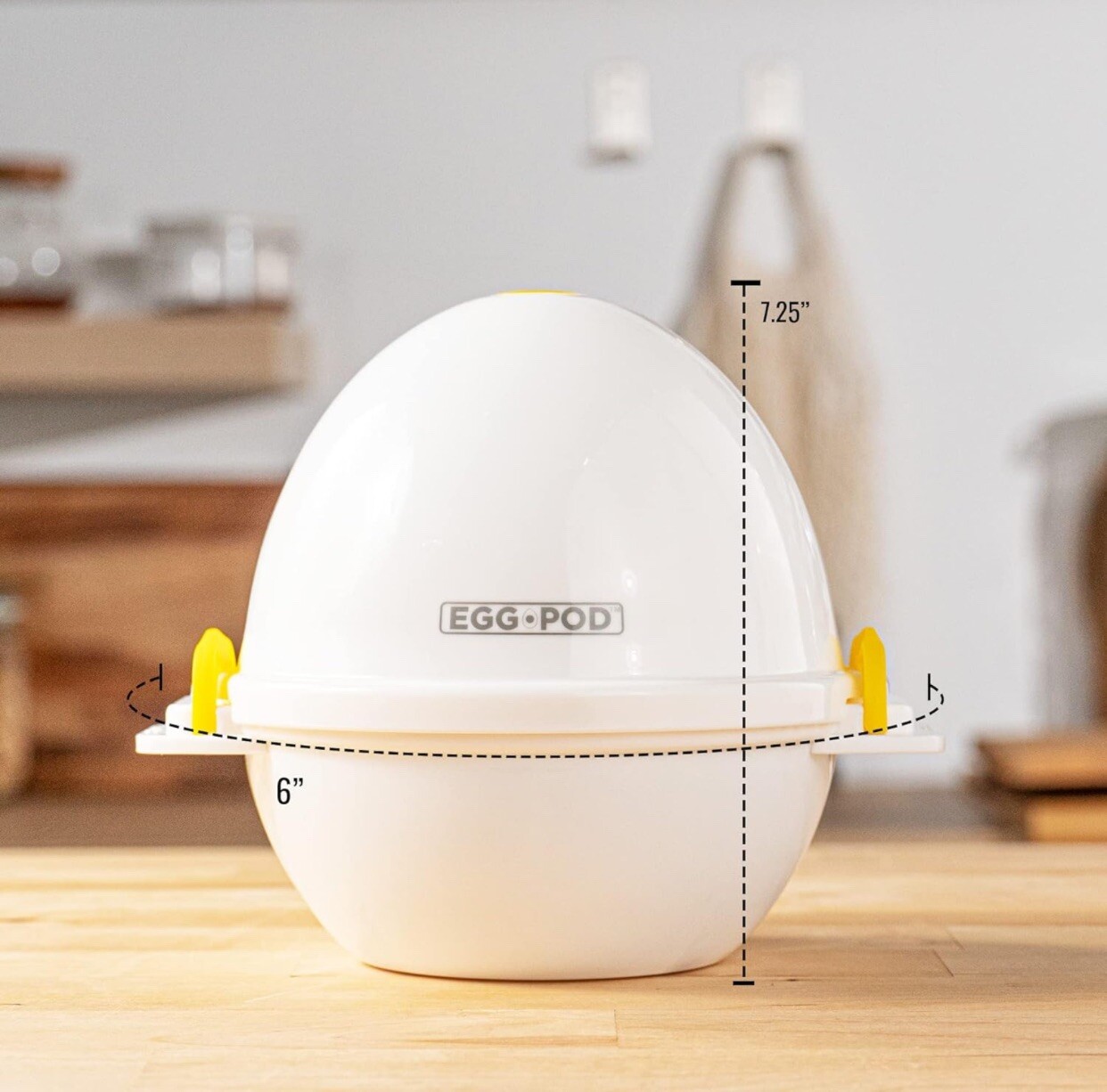 Eggpod by Emson Egg Cooker Wireless Microwave Hardboiled Egg Maker ...