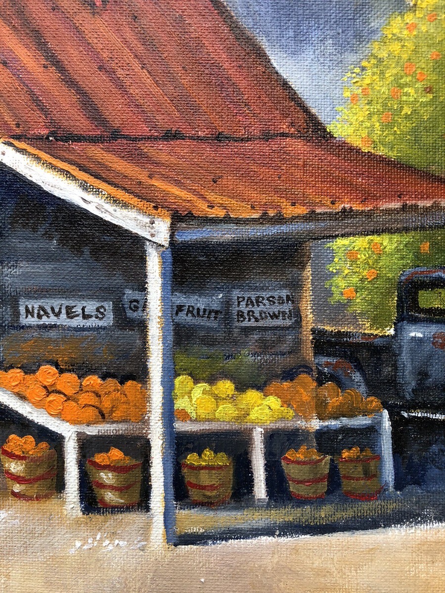 Orange Grove Painting