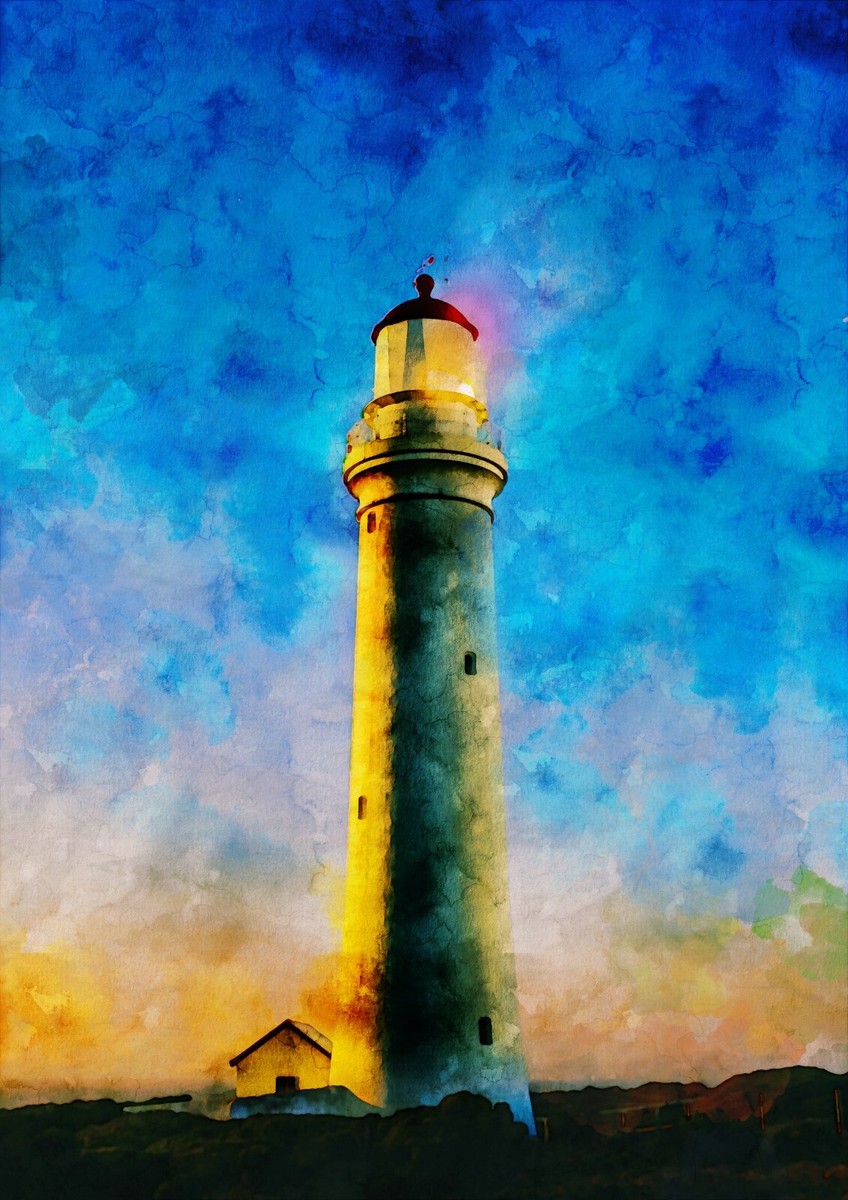 Watercolor Prints Of Lighthouses 170 Watercolor Lighthouses Ideas