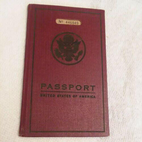 Mathias "Paddy" Bauler 4 passports issued in 1927, 1933, 1937, and 1961 ...