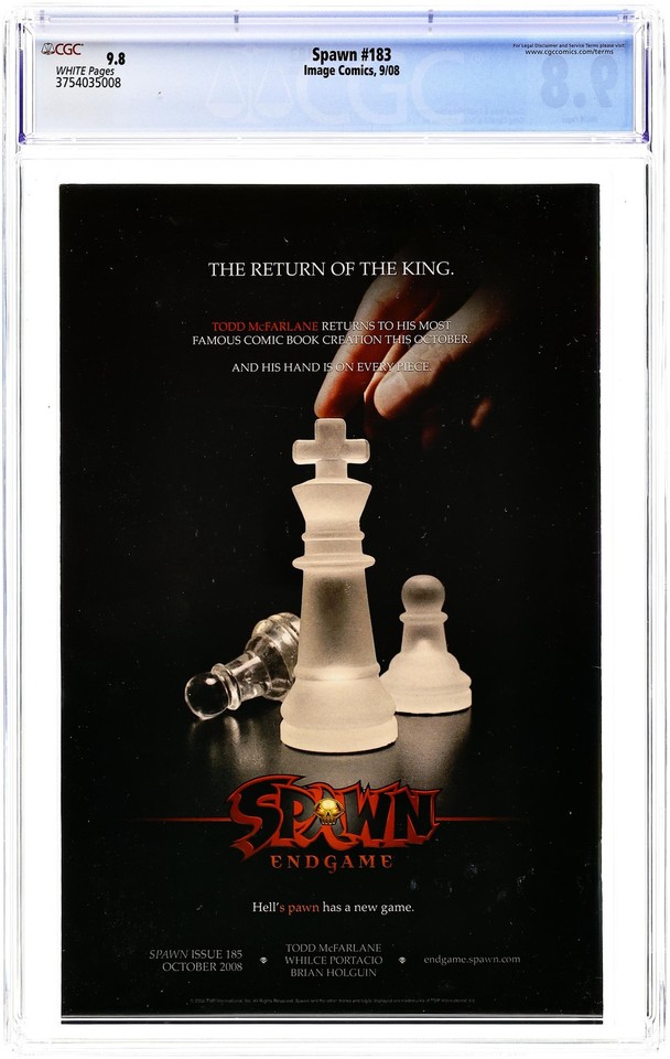 Spawn #183 CGC 9.8 2008 3754035008 | eBay