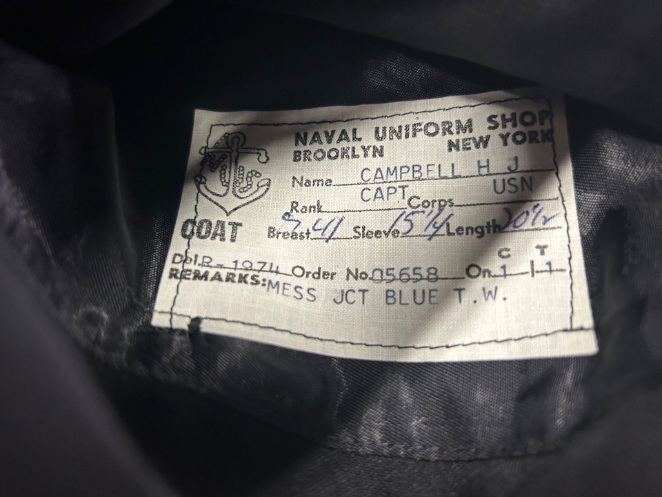 1974 US Navy Captains Formal Dinner Dress Jacket | eBay