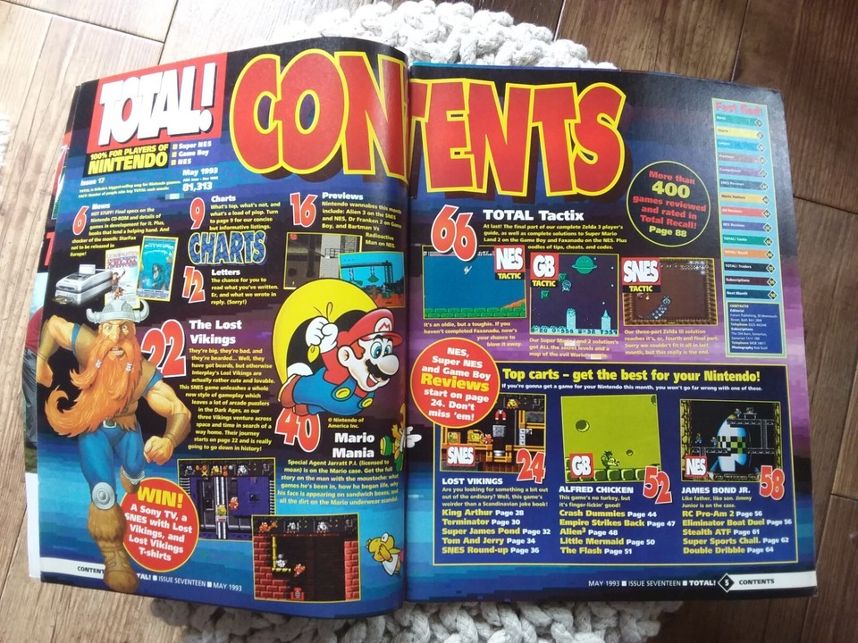 TOTAL! - Nintendo Magazine - Issue # 17 - May 1993 - NES - GAME BOY ...