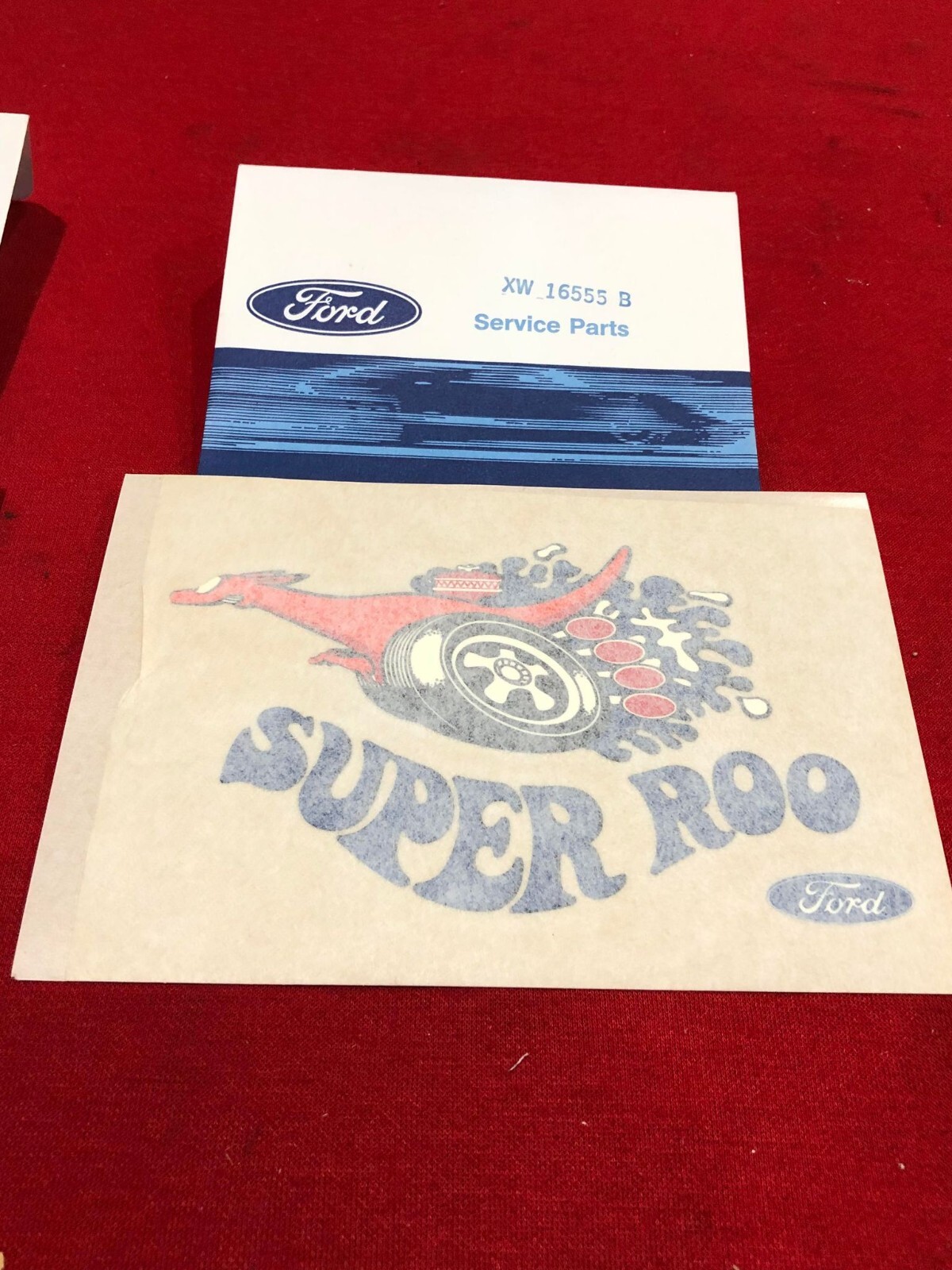 GENUINE FORD NOS XW GT FALCON GT SUPEROO DECAL PAIR GUARD STICKERS NEW ...