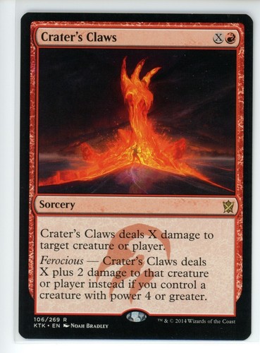 CRATER'S CLAWS Khans of Tarkir #106 KTK(NM)(MTG) | eBay