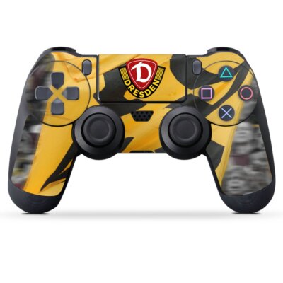 DeinDesign Folie Skin für Sony Playstation 4 PS4 Controller Fahne ...