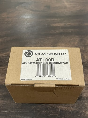 Atlas Sound AT100D 100W Auto Transformer Decora Style Hard Wire Dimmer (O1) | eBay