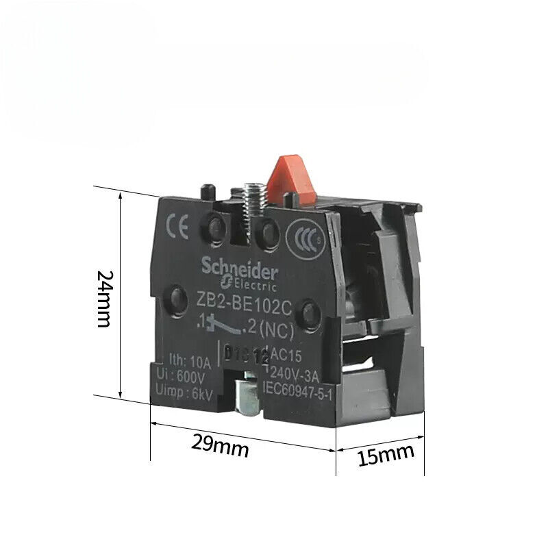 5PCS NEW Normally closed contact ZB2BE102C NC ZB2-BE102C | eBay