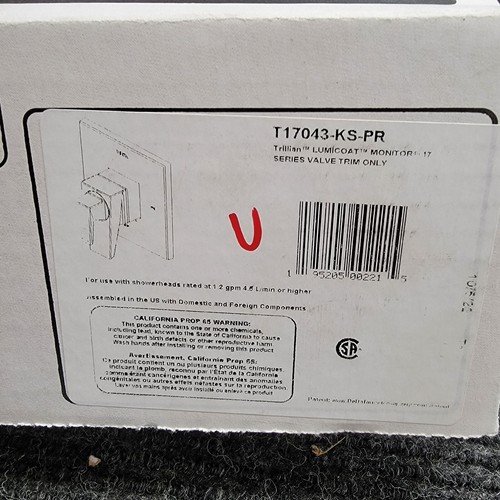 USED Delta Trillian Monitor 17 Series Dual Function Valve Trim | T17043 ...