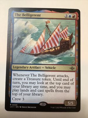 MTG LCI: The Belligerent (Legendary Artifact Vehicle) Regular Rare 0225 ...