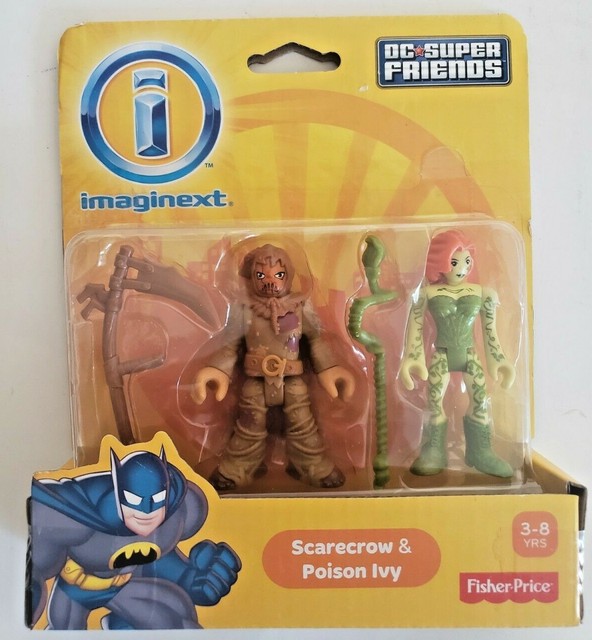 Imaginext Scarecrow & Poison Ivy Figures DC Super Friends 2013 Mattel ...